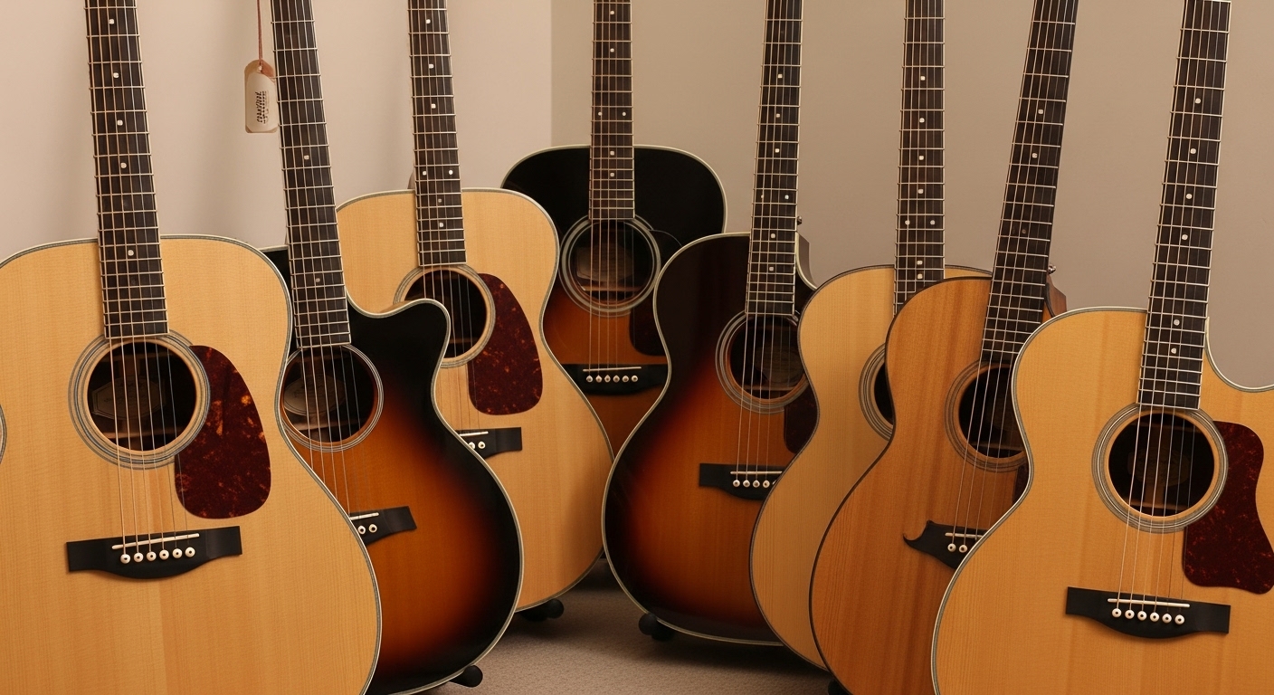 Types of Acoustic Guitars 2025: Guide to All Body Shapes